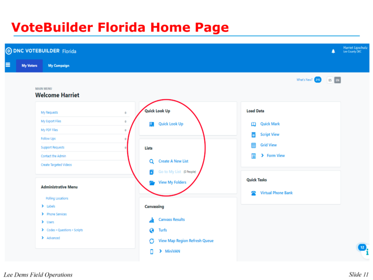 VoteBuilder Training 101 – Curriculum – FLDDC Documents Depository