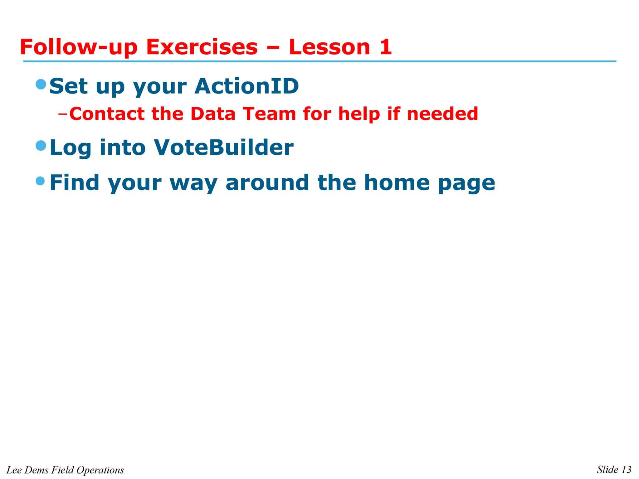VoteBuilder Training 101 – Curriculum – FLDDC Documents Depository