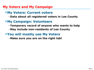 VoteBuilder Training 101 – Curriculum – FLDDC Documents Depository